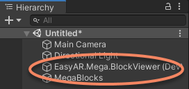 Block浏览工具（Unity开发） — EasyAR Mega 文档